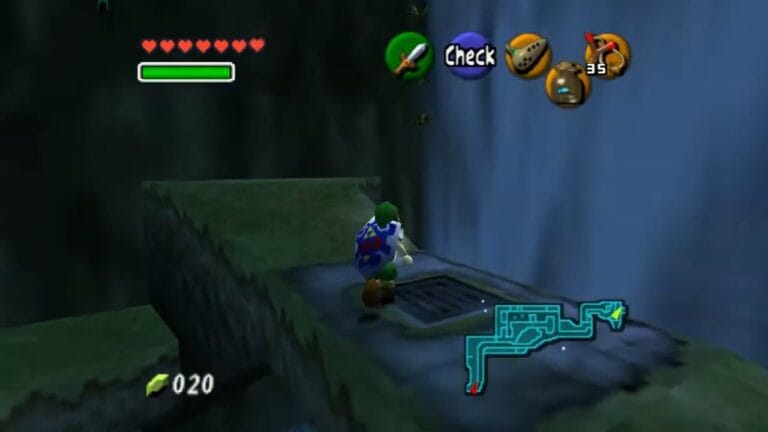 Ocarina of Time Walkthrough: Zora's River and Domain - Zelda Central