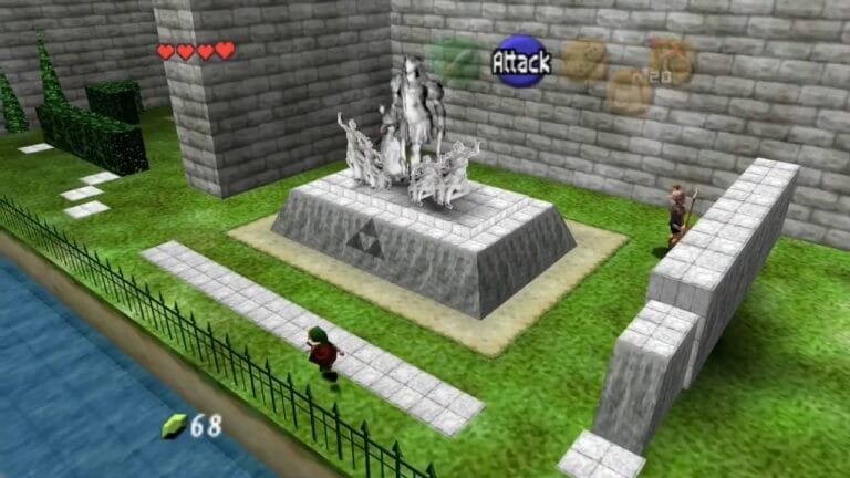 Ocarina Of Time Walkthrough Hyrule Field And Castle Zelda Central