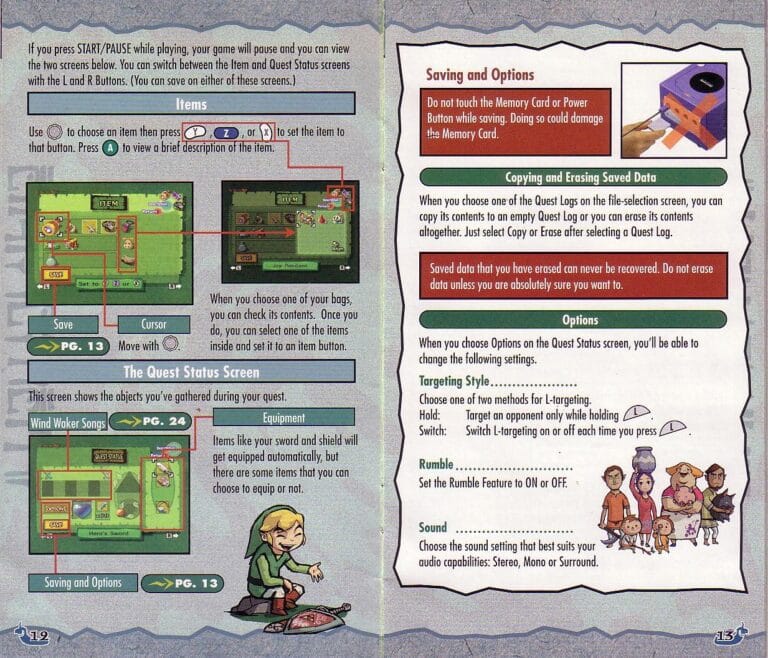 Instruction Manual - The Legend of Zelda: The Wind Waker