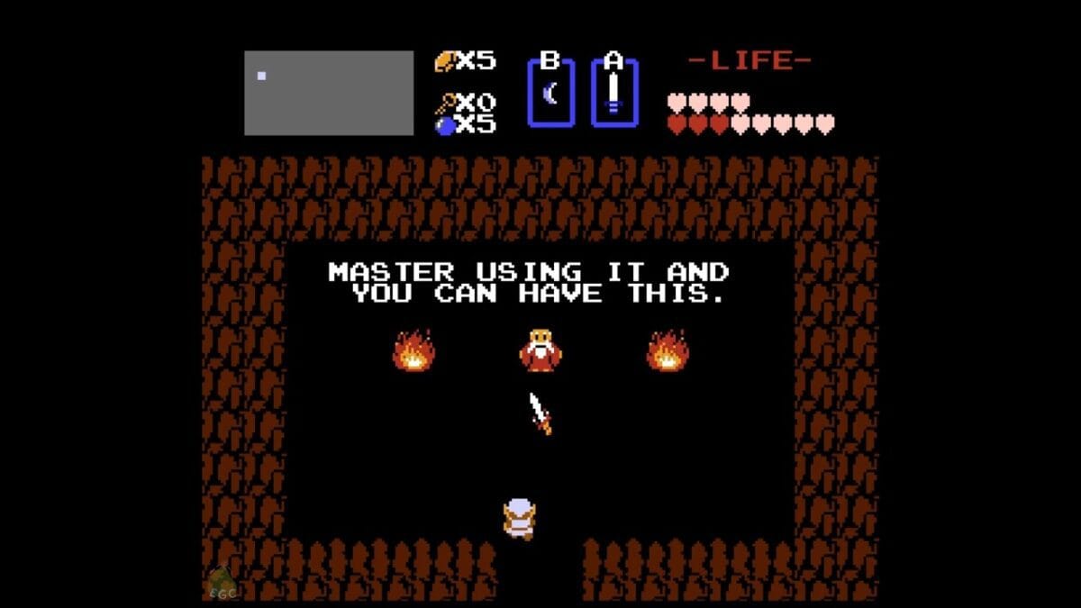 Sword Upgrades - The Legend of Zelda (NES) Guide