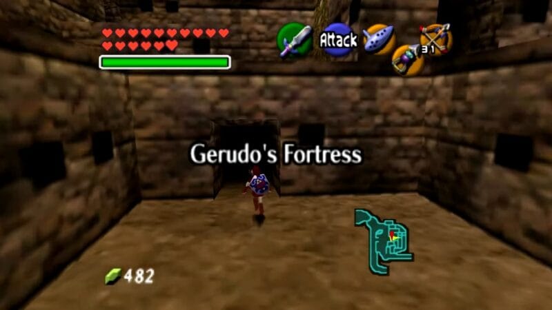 Gerudo Fortress Walkthrough - Zelda: Ocarina of Time