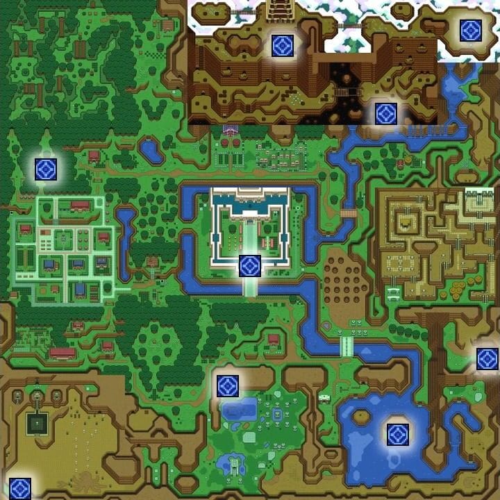 A Link to the Past Warp Tiles - Zelda Central