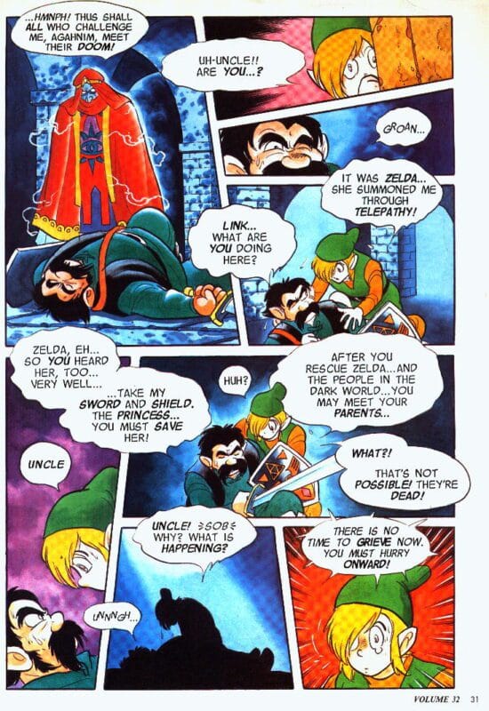 A Link to the Past Comic - View Nintendo Power Magazine