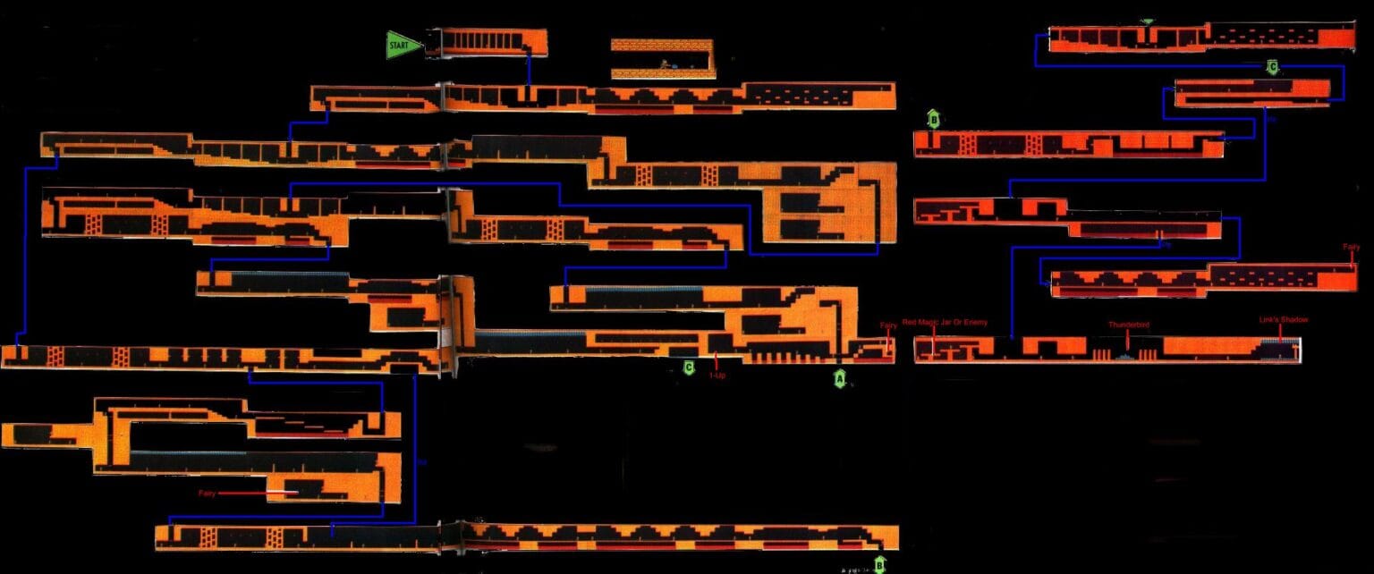 The Adventure of Link Maps - Zelda Central