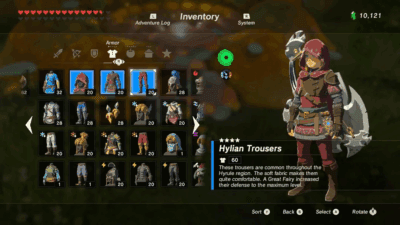 Breath of the Wild: Armor Sets & Item Upgrades - Zelda Central