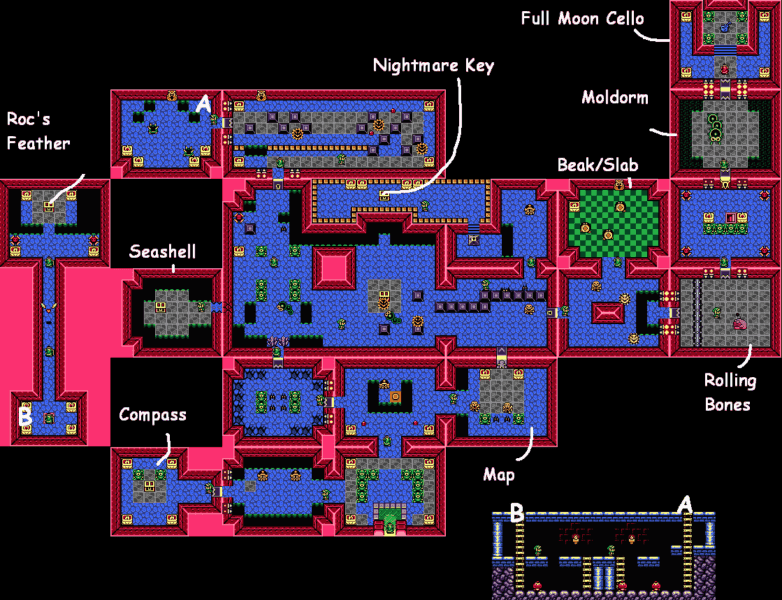 Link's Awakening Maps - Zelda Central