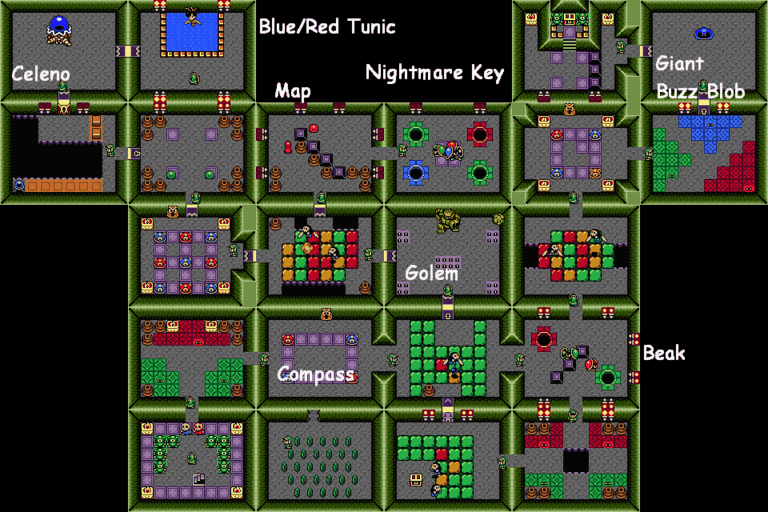 Link's Awakening Maps - Zelda Central