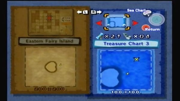 Treasure Chart Locations Guide - Zelda: The Wind Waker