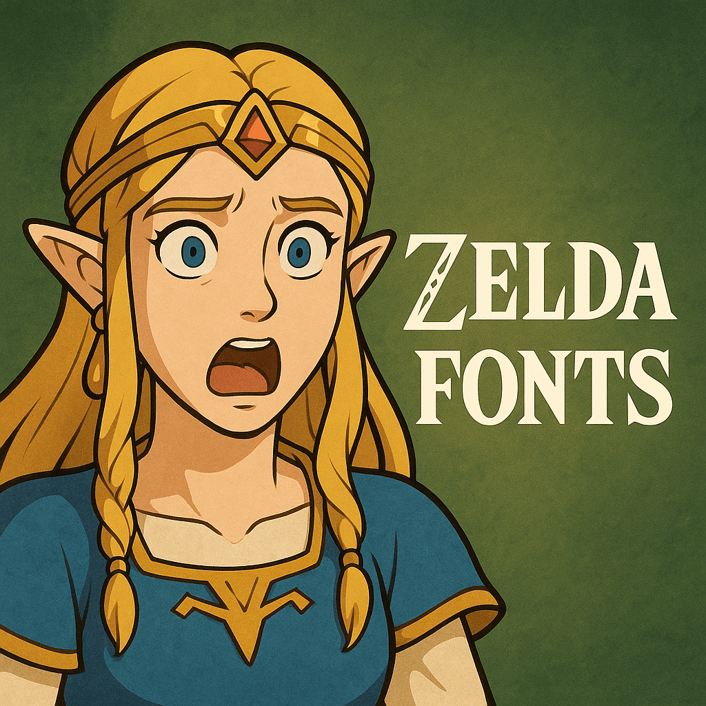 Legend of Zelda Fonts: Official & Fan Made - Zelda Central
